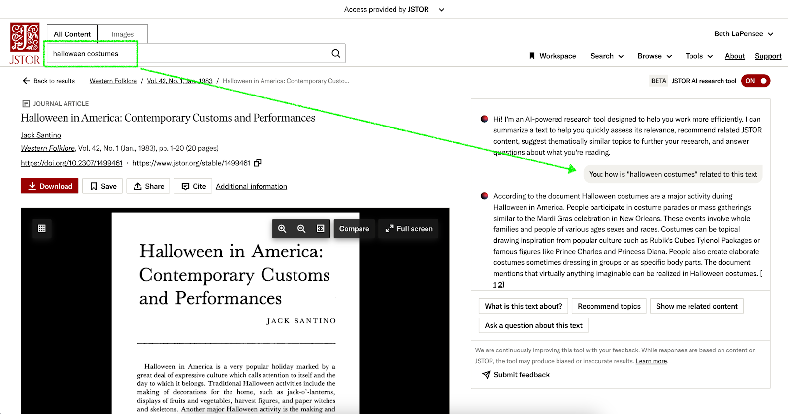 Empowering research with JSTOR's interactive research tool - About JSTOR