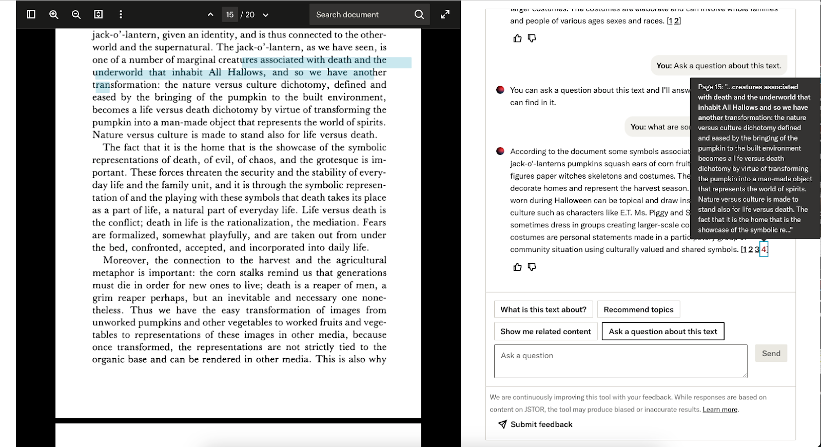Empowering research with JSTOR's interactive research tool - About JSTOR