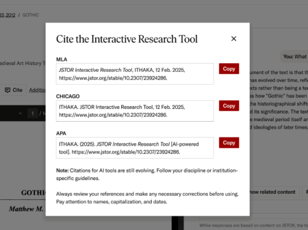 JSTOR's interactive research tool just got an upgrade - About JSTOR